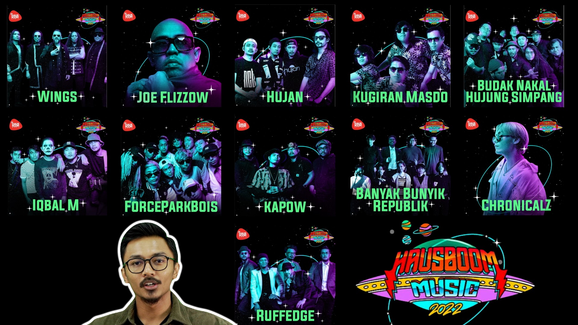 Lineup Hausboom 2022 Tak Beragak – ML Studios