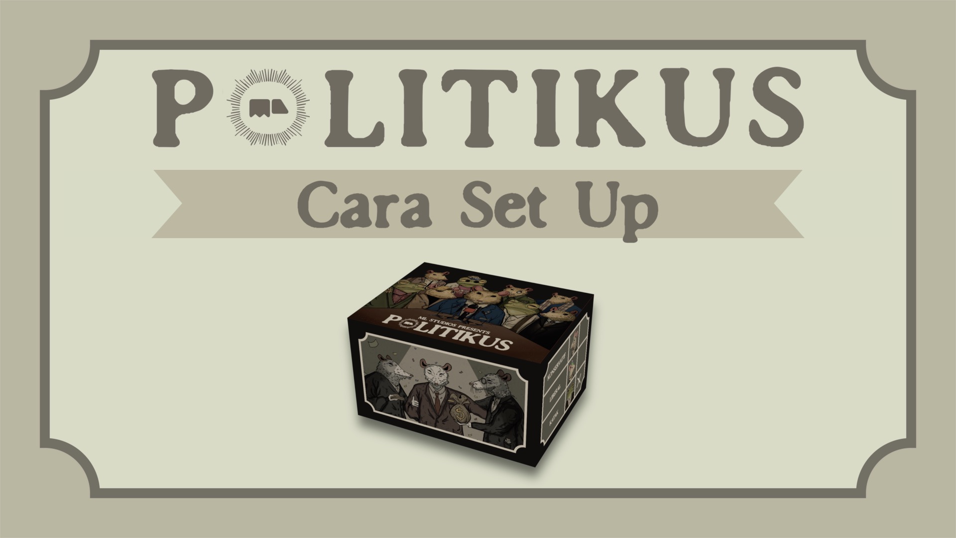 Cara Set Up Politikus – ML Studios